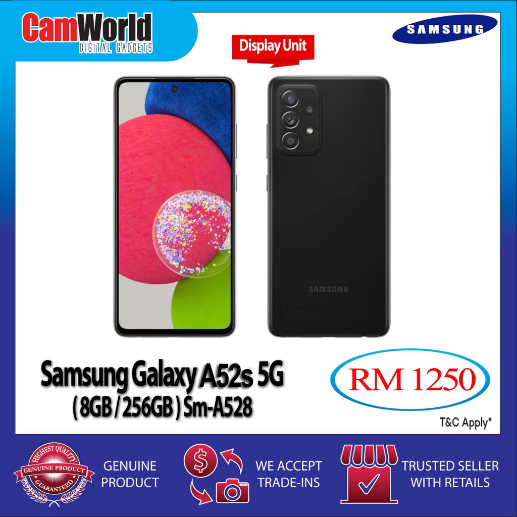 Samsung Galaxy A52s ( SM-A528 ) ( 8GB + 256GB ) DISPLAY UNIT | Shopee ...