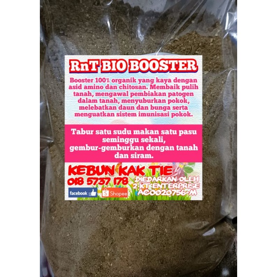 Baja Subur Gemuk Rnt Bio Booster Kaya Chitosan Dan Asid Amino Shopee