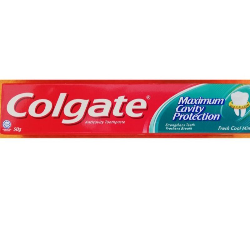 Colgate Anticavity Toothpaste: maximum cavity protection (50g) | Shopee ...