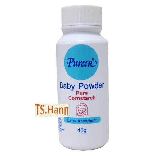 Pureen Baby Powder Pure Cornstarch 40g | Shopee Malaysia