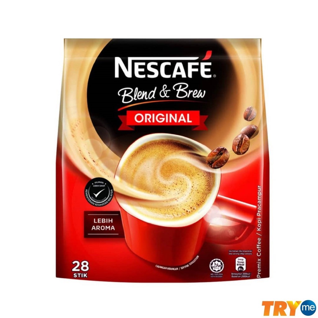 Nescafe Blend & Brew Original 28's x 19g | Shopee Malaysia