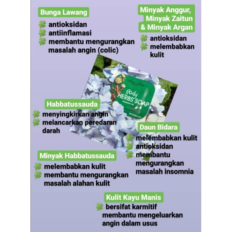 Sabun Herba Badan Hijau 8 in 1 by Aura Rich Beauty | Shopee Malaysia