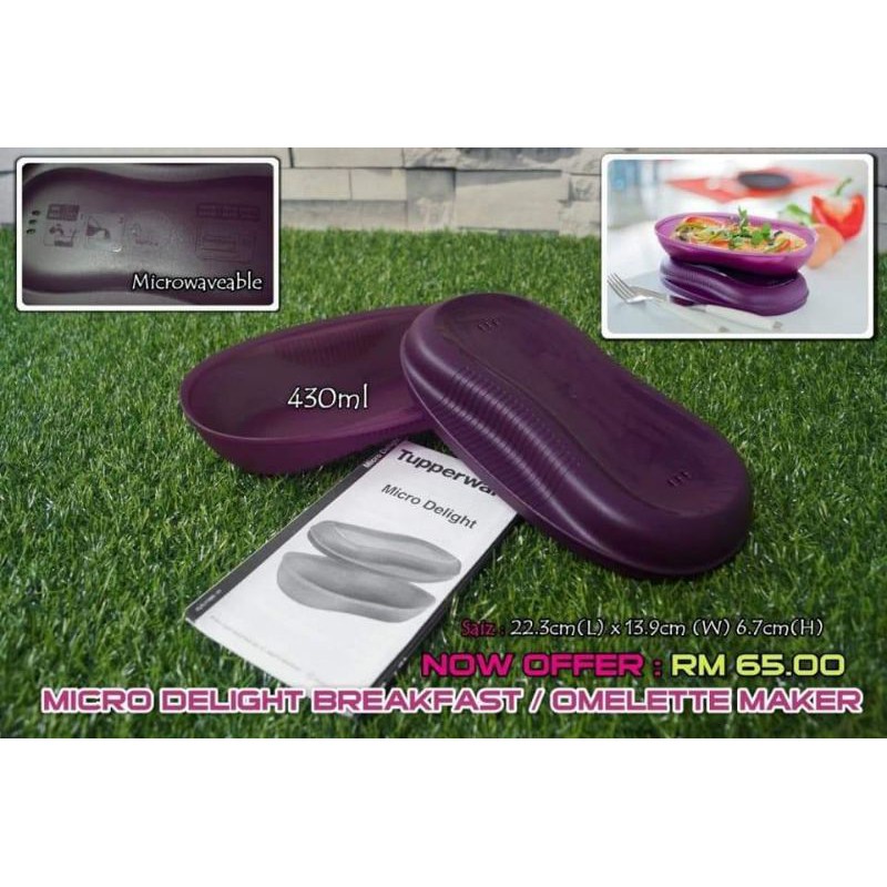 Tupperware Microwable Omelet Maker 430ml | Shopee Malaysia
