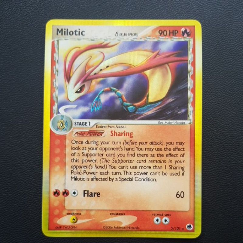 POKEMON MILOTIC DELTA SPECIES DRAGON FRONTIERS | Shopee Malaysia