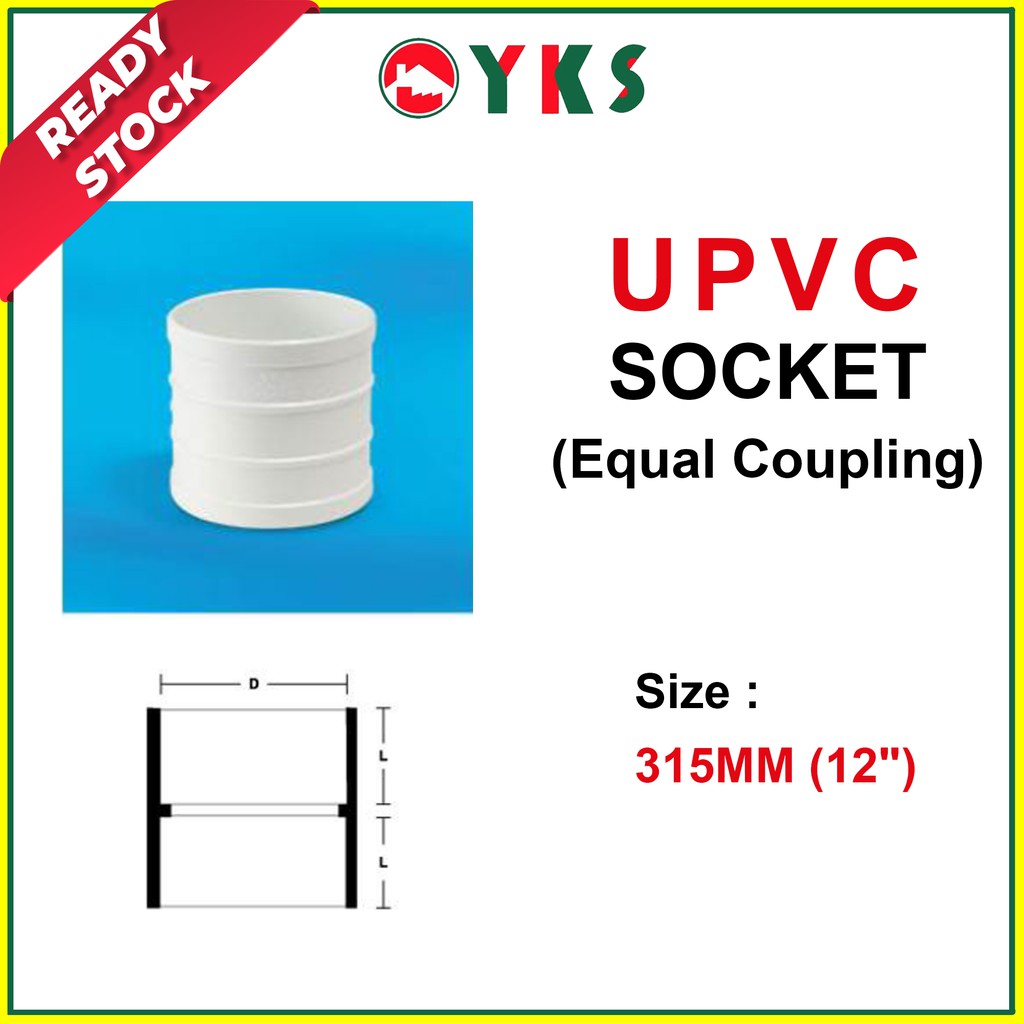 UPVC SOCKET / 315mm / Pipe & Fittings System | Shopee Malaysia