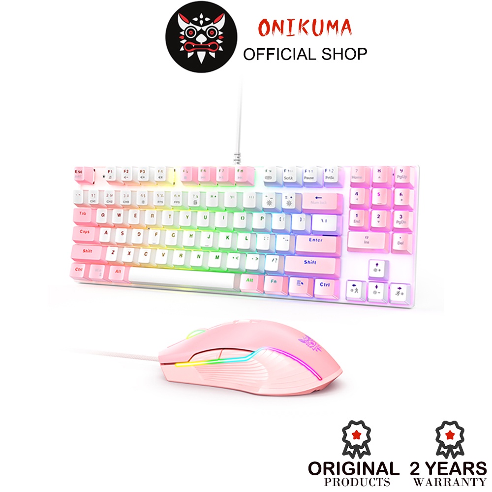 ONIKUMA G26 Professional PC Gaming Combo Set Wired Mechanical Keyboard ...