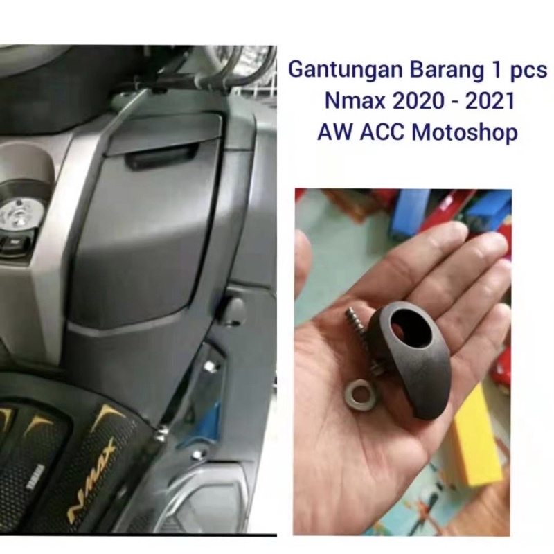 HOOK HANGER FOR YAMAHA NMAX OLD ALL NEW NMAX 2020 AEROX OLD NEW ...