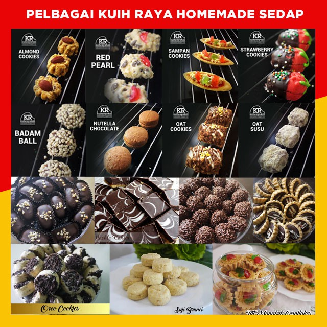 Kuih Raya 2025, Pelbagai Biskut Raya / Cookies Raya Homemade | Shopee ...