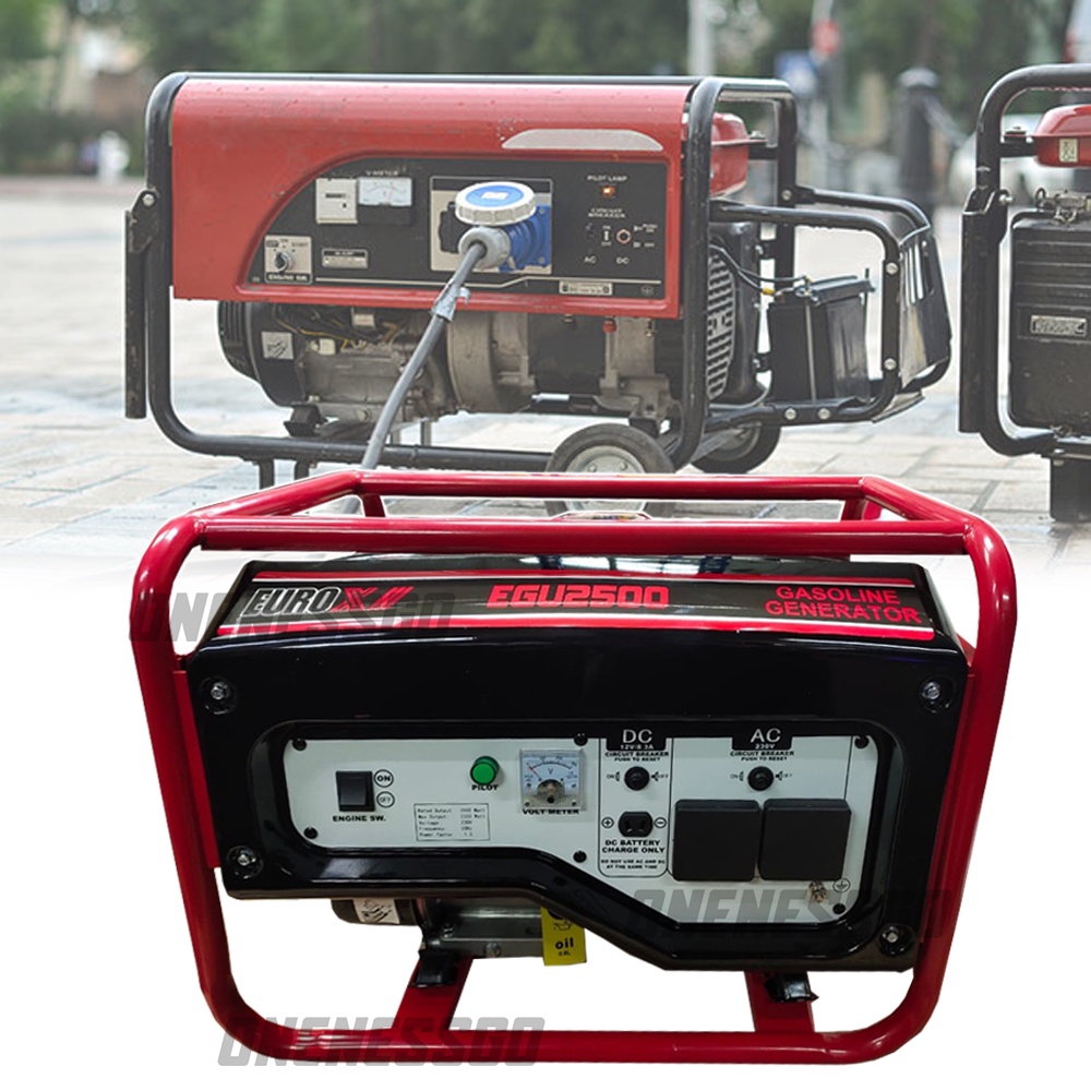 ''EURO X// '' PETROL GENERATOR 2KW EGU2500 POWERFUL GENERATOR | Shopee ...
