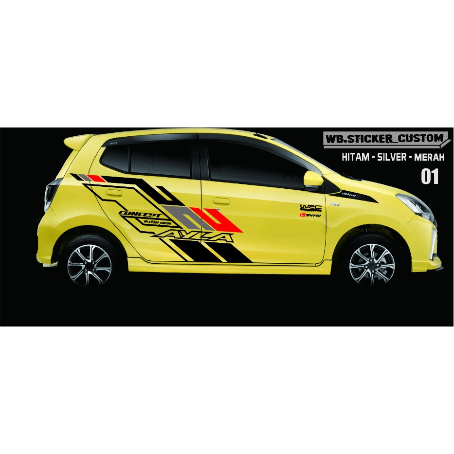 Car Side BODY STICKER STICKER CUTTING STICKER Variation DECAL STICKER ...