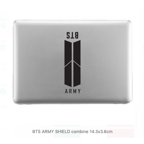 BTS ARMY Logo Sticker New Cutting Sticker KPOP boyband Laptop Helmet ...