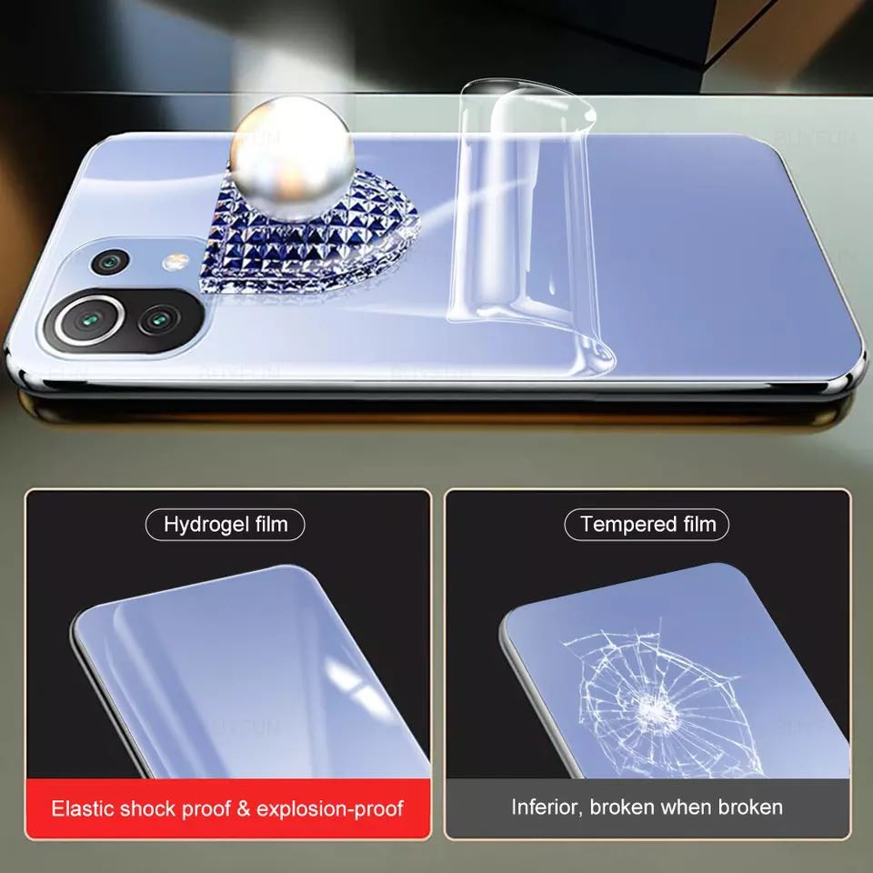 Hydrogel Back Screen Protector compatible for iPhone SE 3 / 2 / iP 5 ...