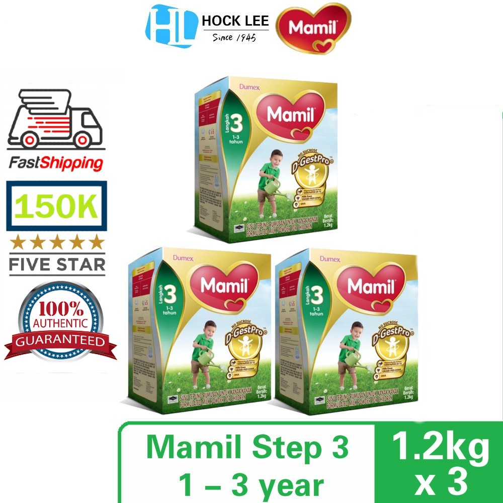 RM238.50 after coin cashback* Mamil Learning 3 1.2kg x 3 | Shopee Malaysia