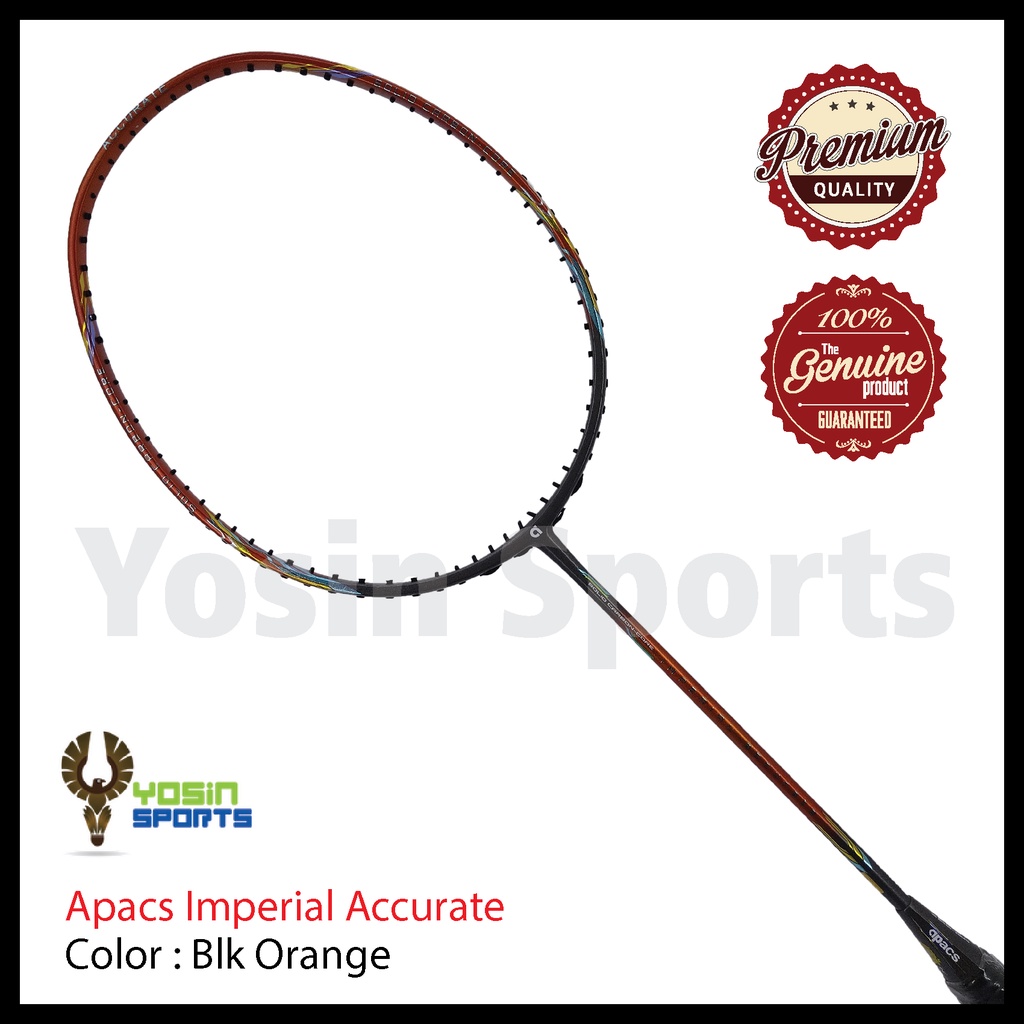 APACS IMPERIAL ACCURATE Badminton Racket + Free String & Grip | Shopee ...