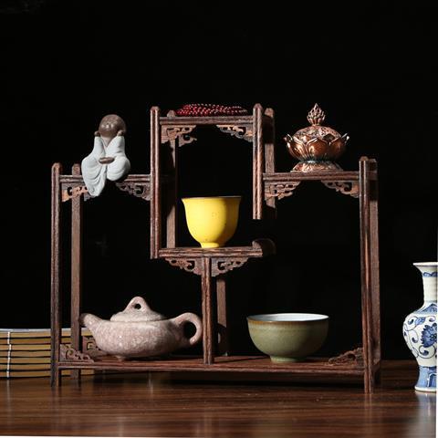 Door Frame Antique Shelf Chinese Style Small Duobao Shelf Solid Wood ...