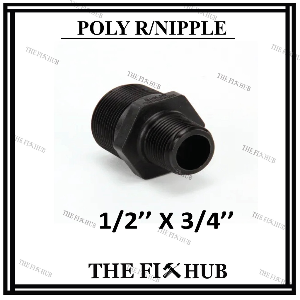 POLY Fitting Pipe Connector Poly Reducing Nipple | Shopee Malaysia