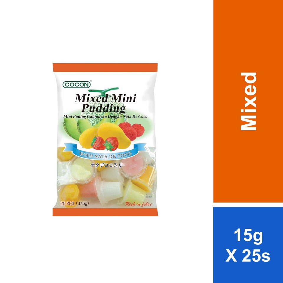 Cocon Mixed Mini Nata Pudding (15g x 25's) | Shopee Malaysia