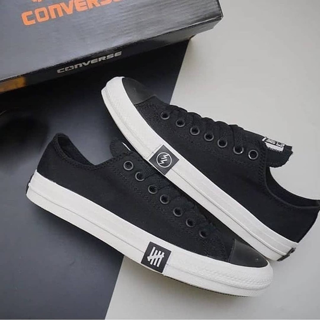 HITAM Converse Undefeated Lightning Black CT Polos Premium 70s All Star ...