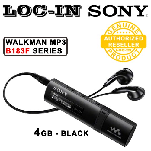 Sony B183F Series Walkman MP3 4GB (BLACK) | Shopee Malaysia