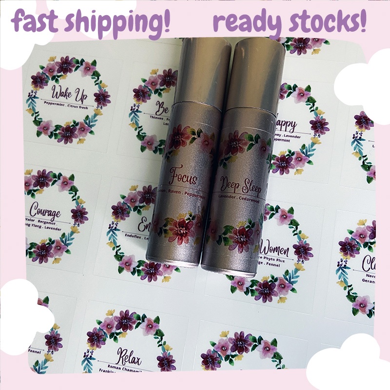 Essential Oil Bottles Label Sticker/ Roller Label Sticker / Young ...