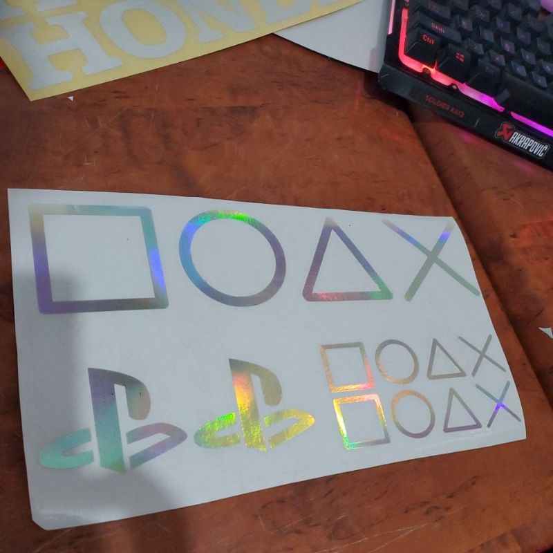play station buttons stickers. | Shopee Malaysia