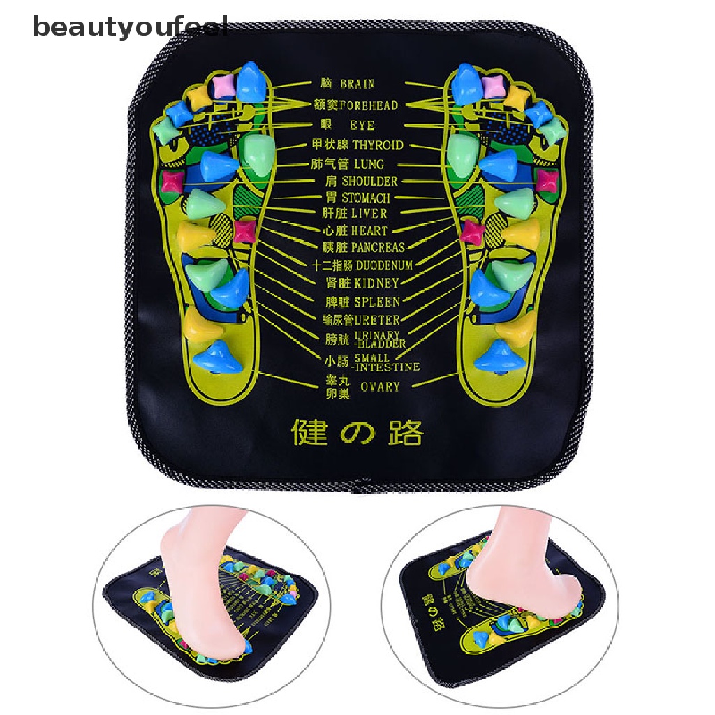 [Beautyoufeel] g-mkiling chinese reflexology walk stone foot leg pain ...