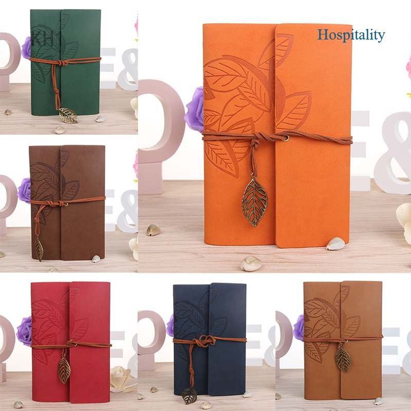 Hospitality Notebook Journal Handmade Vintage Travel Diary Leaf Rope ...