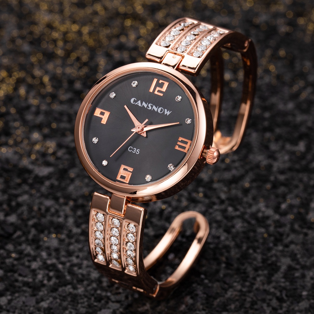 Ready Stock Fashion Women Diamond Watches Luxury Stainless Steel Women ...