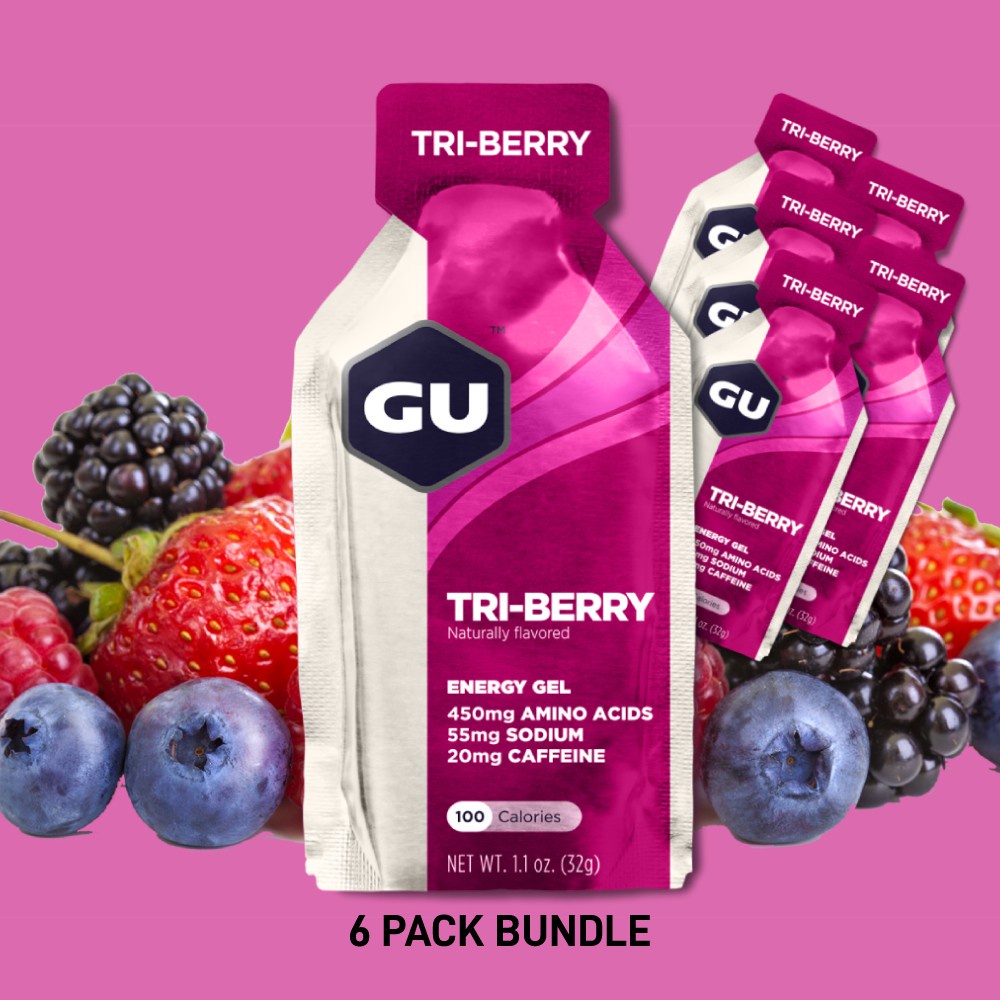 (6 Packs) GU Energy Gel Tri-Berry - Expiry Date: October 2025 | Shopee ...