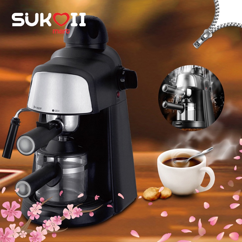 SKOI Multifunctional Imported Steam Espresso Maker Semi-Auto Espresso 5 ...