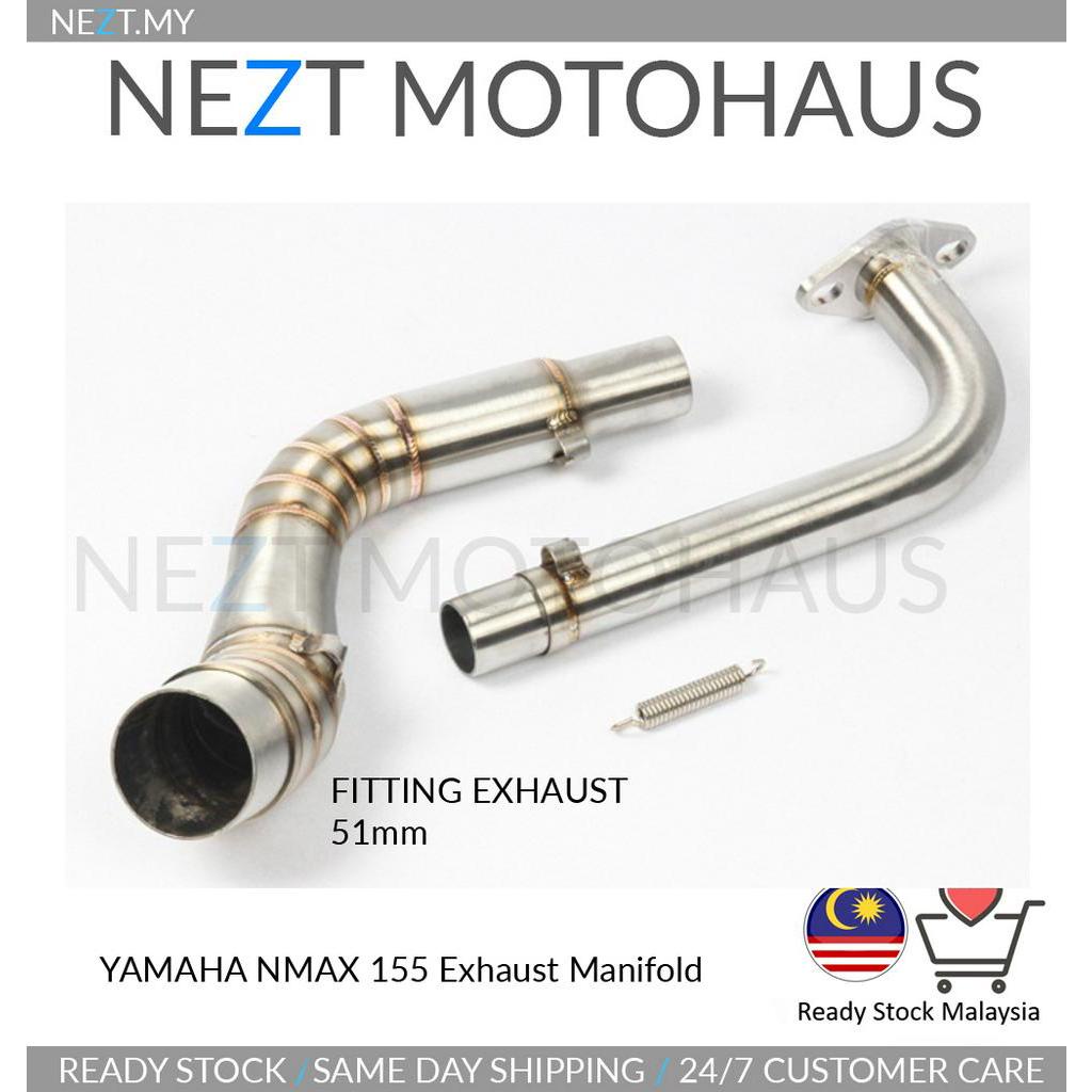 Yamaha Nmax Nmax155 Exhaust Manifold Piping 51mm Fitting Exhaust ...