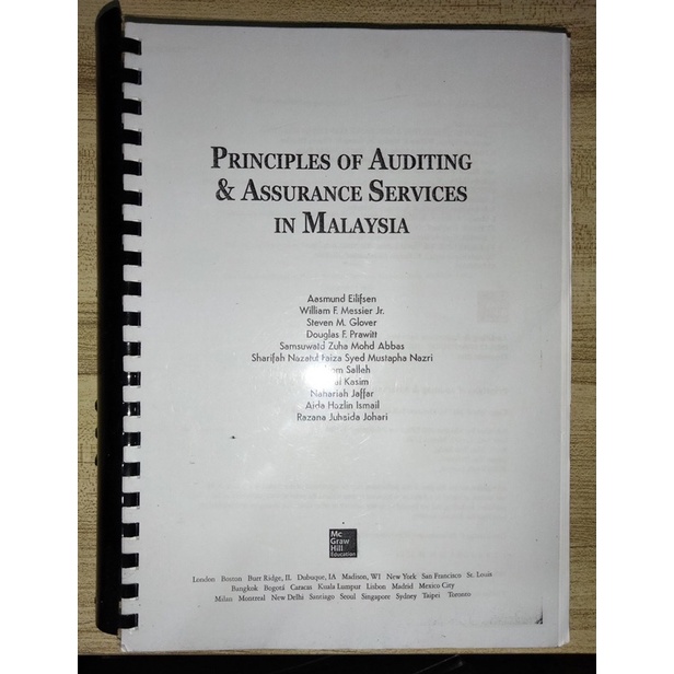 (PHOTOCOPY) AUD689 PRINCIPLES OF AUDITING & ASSURANCE SERVICES IN MALAYSIA | Shopee Malaysia