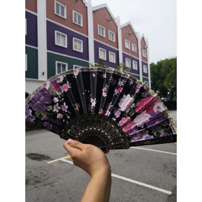 🔥 READY STOCK 🔥 Traditional Handmade Kipas Tangan Nyonya / Hand Fan ...