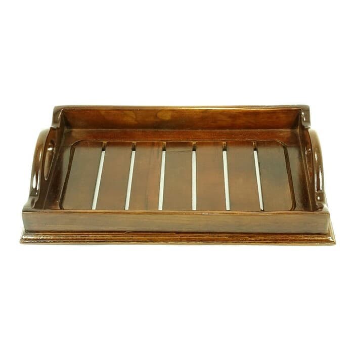KAYU Antique Unique Teak Wood Tray Tray Set | Shopee Malaysia