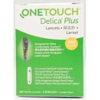 ONE TOUCH DELICA PLUS LANCETS 30G 0.32MM 100S EXP11/2026 | Shopee Malaysia