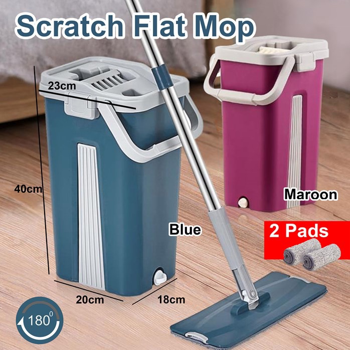 Mop Lantai 2 Dalam 1 (Ready Stock) | Shopee Malaysia