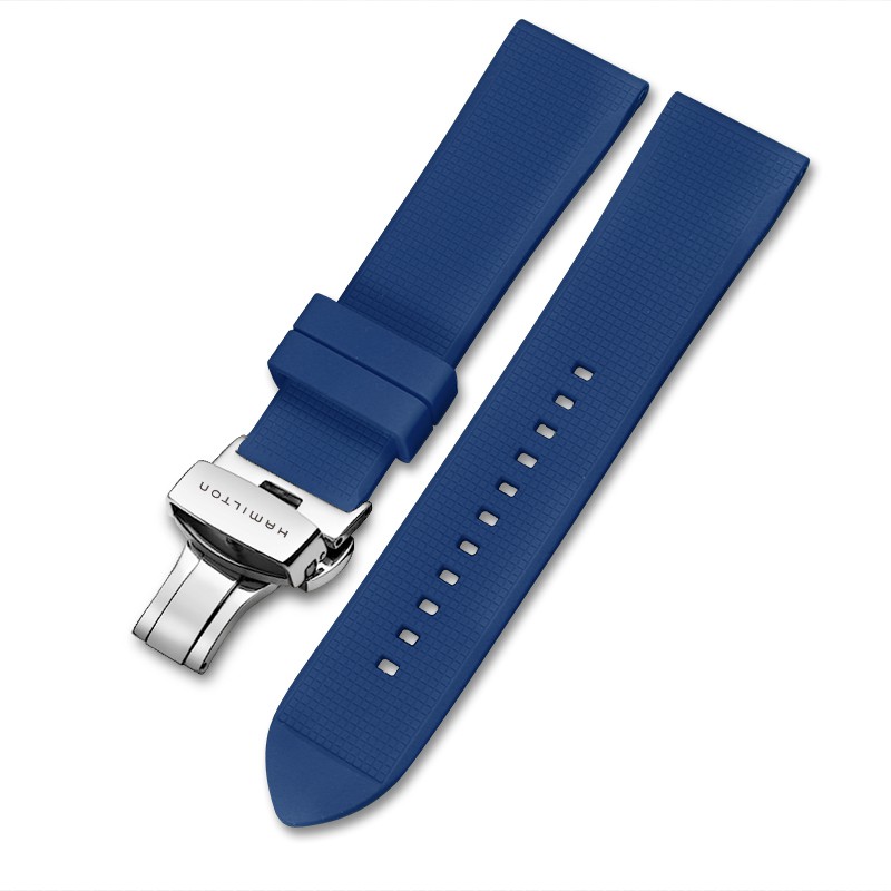 Hamilton watch strap Hamilton rubber strap soft waterproof natural ...