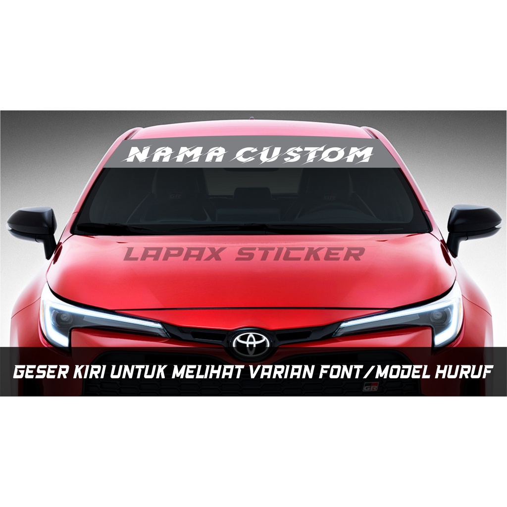 Custom name stickers for car windshield cutting stickers for front and ...