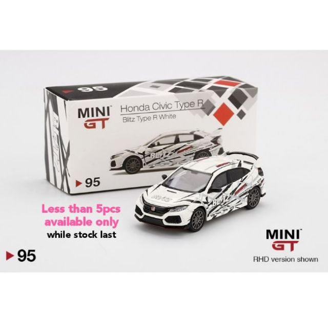 MINI GT Honda Civic Type R (FK8) Blitz Type R White - RHD only | Shopee ...