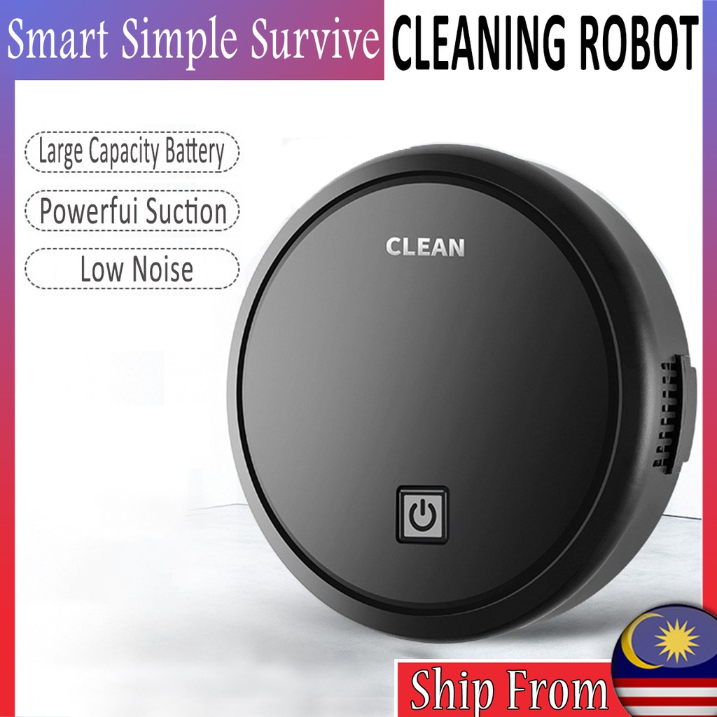 Smart Cleaning Robot USB Auto Clean Robot Vacuum Cleaner ES23 | Shopee Malaysia