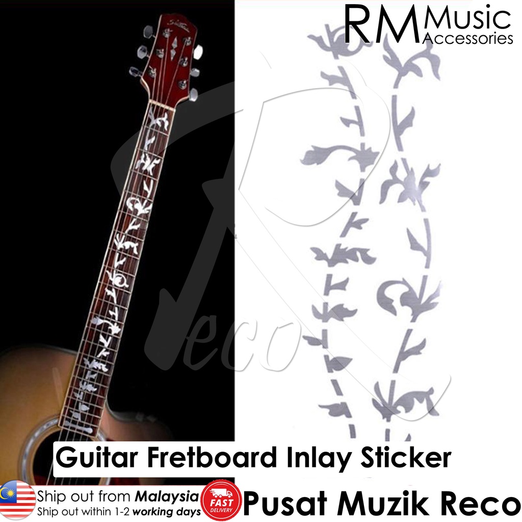 RM Acoustic Electric Guitar Fretboard Inlay Sticker | Shopee Malaysia