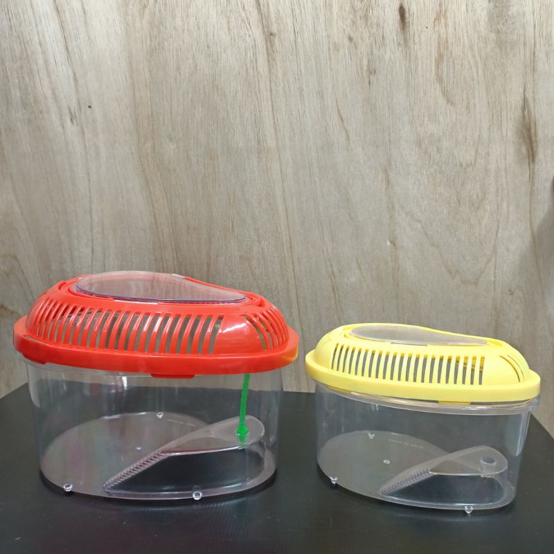 Portable Reptile Turtle Tortoise Vivarium Box Aquarium Tank Basking ...