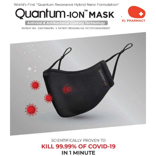 [READY STOCK] Quantum-ION V3 3 Ply Reusable Face Mask Antiviral ...