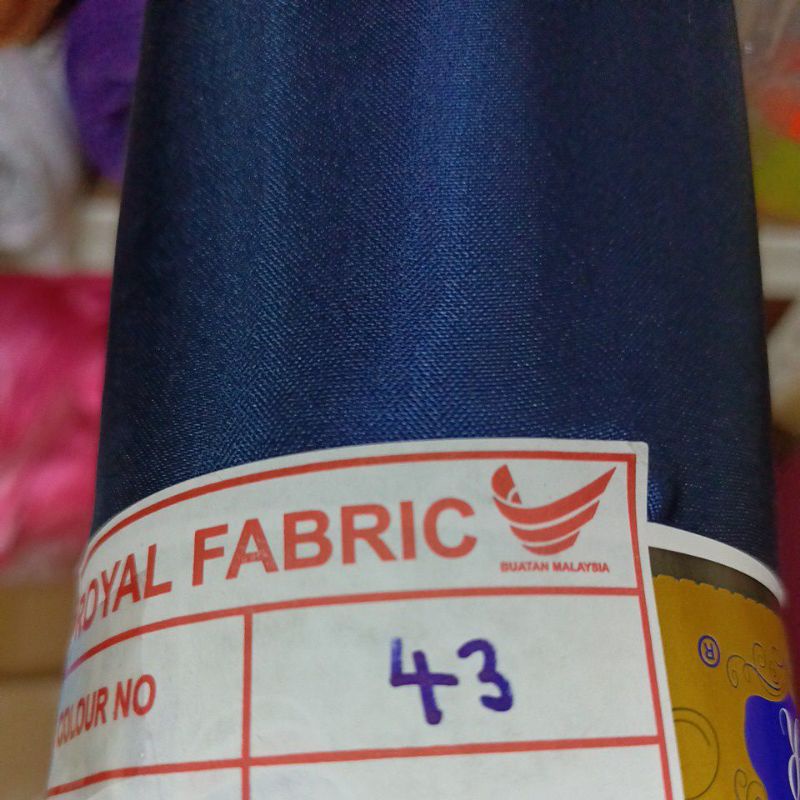 Satin Fabric / Pongee Fabric Solid Color Decoration | Shopee Malaysia