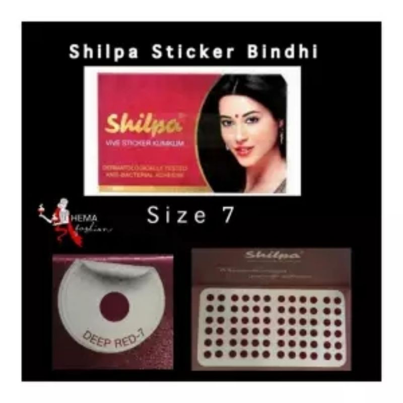Shilpa round shape bhindi deep red 7(single) | Shopee Malaysia