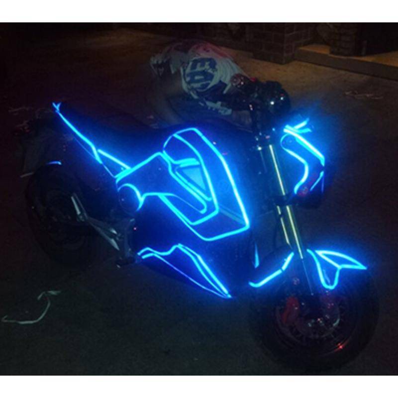 Motorcycle Waterproof Reflective Car Sticker Ghost Fire Wheel Hub ...