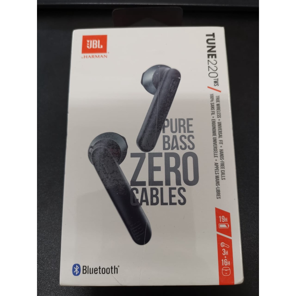 JBL TUNE 220 TWS True Wireless Earbuds Headphones (Box Dented) | Shopee ...