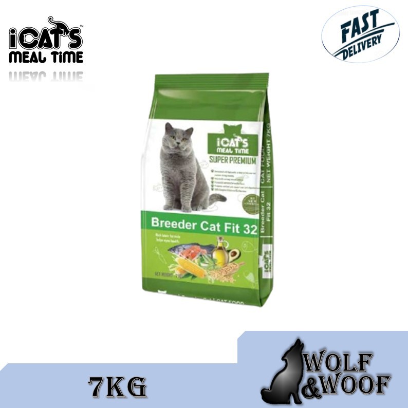 iCats Meal Time Cat Food 7KG (Mother Baby, Hairball Skin, Fit, Indoor ...