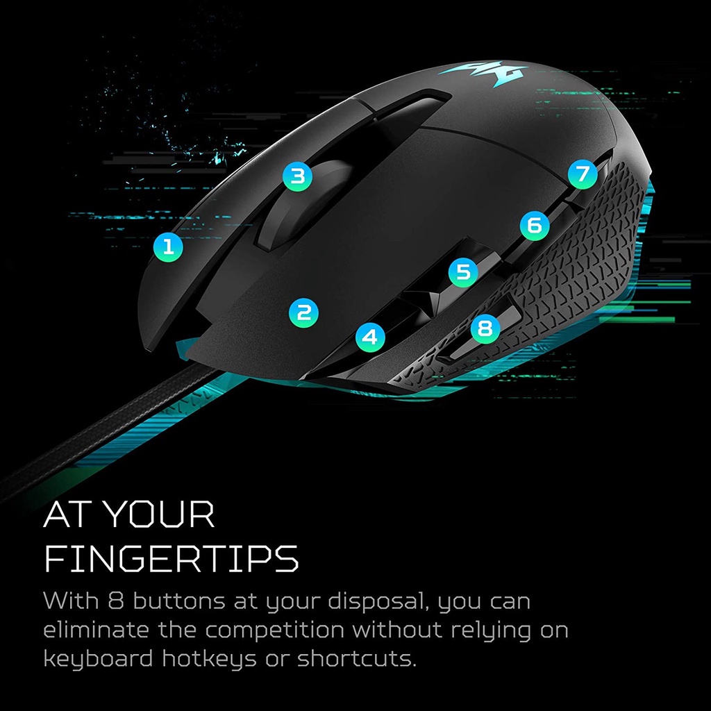 Acer Predator Cestus 315 Gaming Mouse | Shopee Malaysia