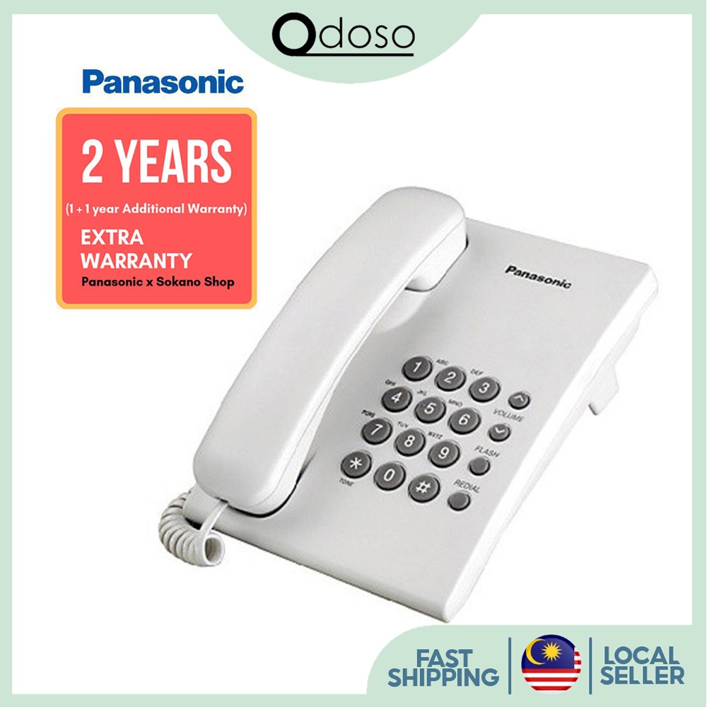 Panasonic KX-TS500ML Single Line Phone Wall Mountable | Shopee Malaysia